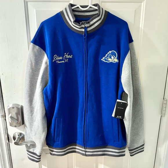 Colosseum | Jackets & Coats | Delaware Blue Hens Knit Varsity Style ...